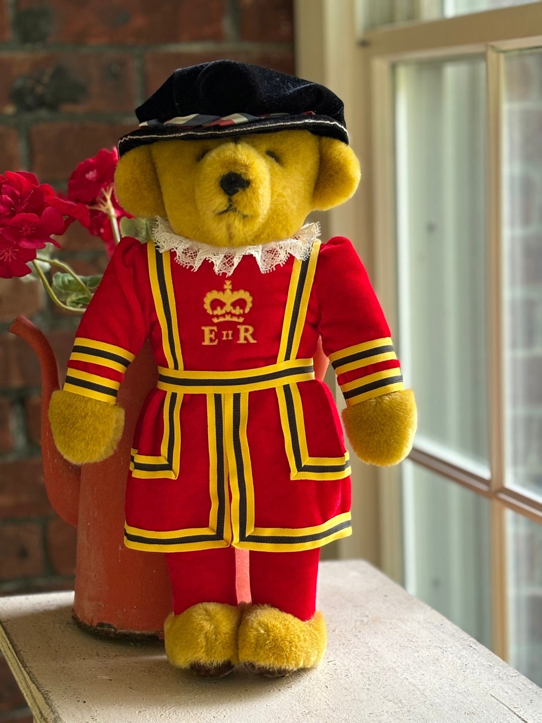 Large Vintage Harrods Bear Merrythought Mohair Bear, Made in England ...