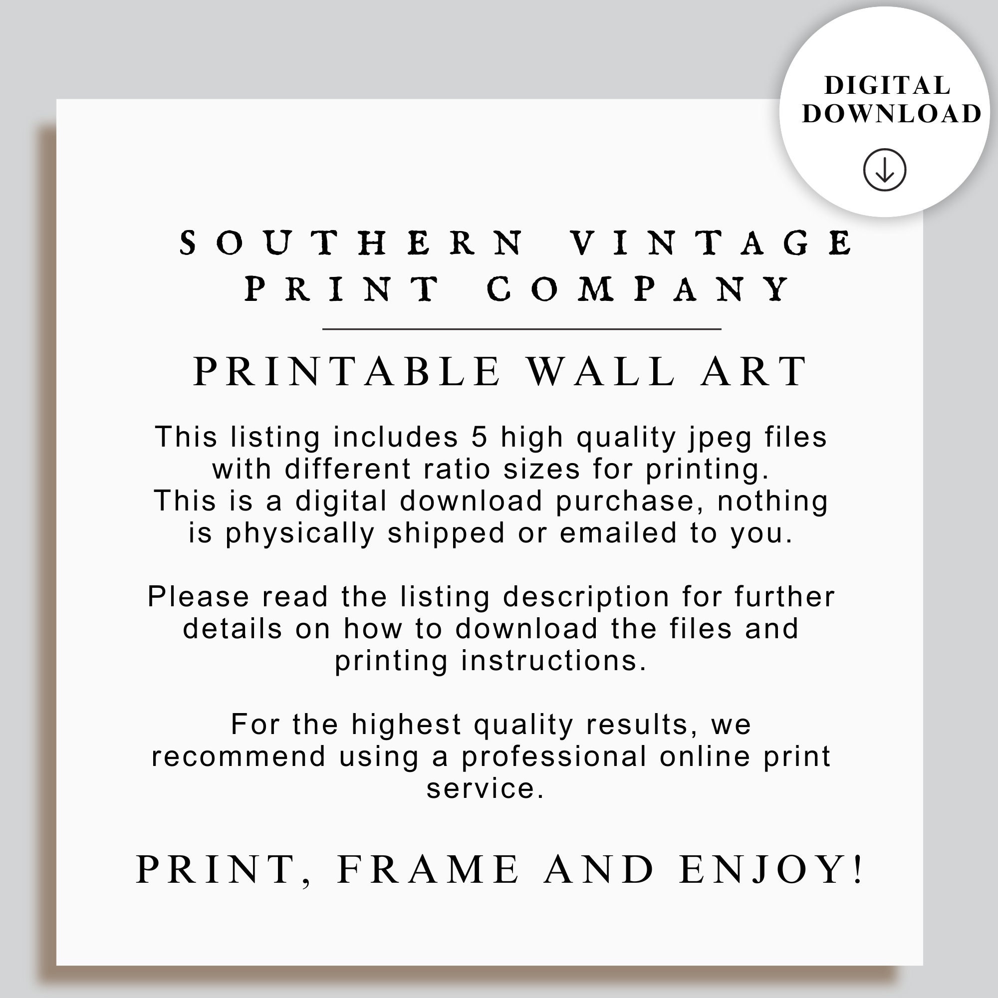 Country Hillside Landscape Printable Rustic Farmhouse Aesthetic Digital ...