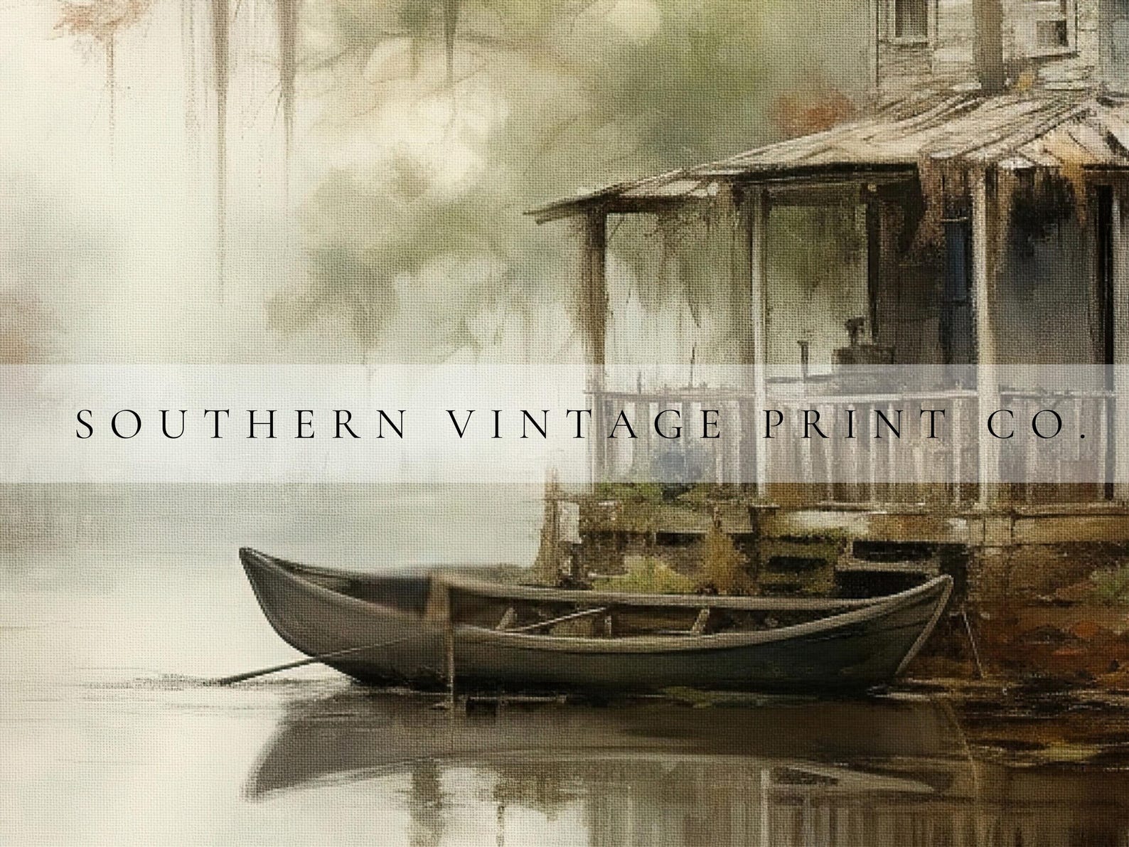 Louisiana Bayou Landscape Painting PRINTABLE Instant Download Southern ...
