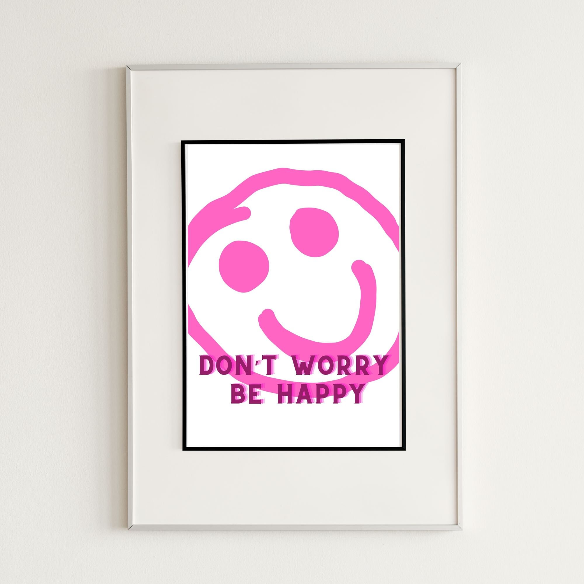 Smiley Face Printable Art - Etsy