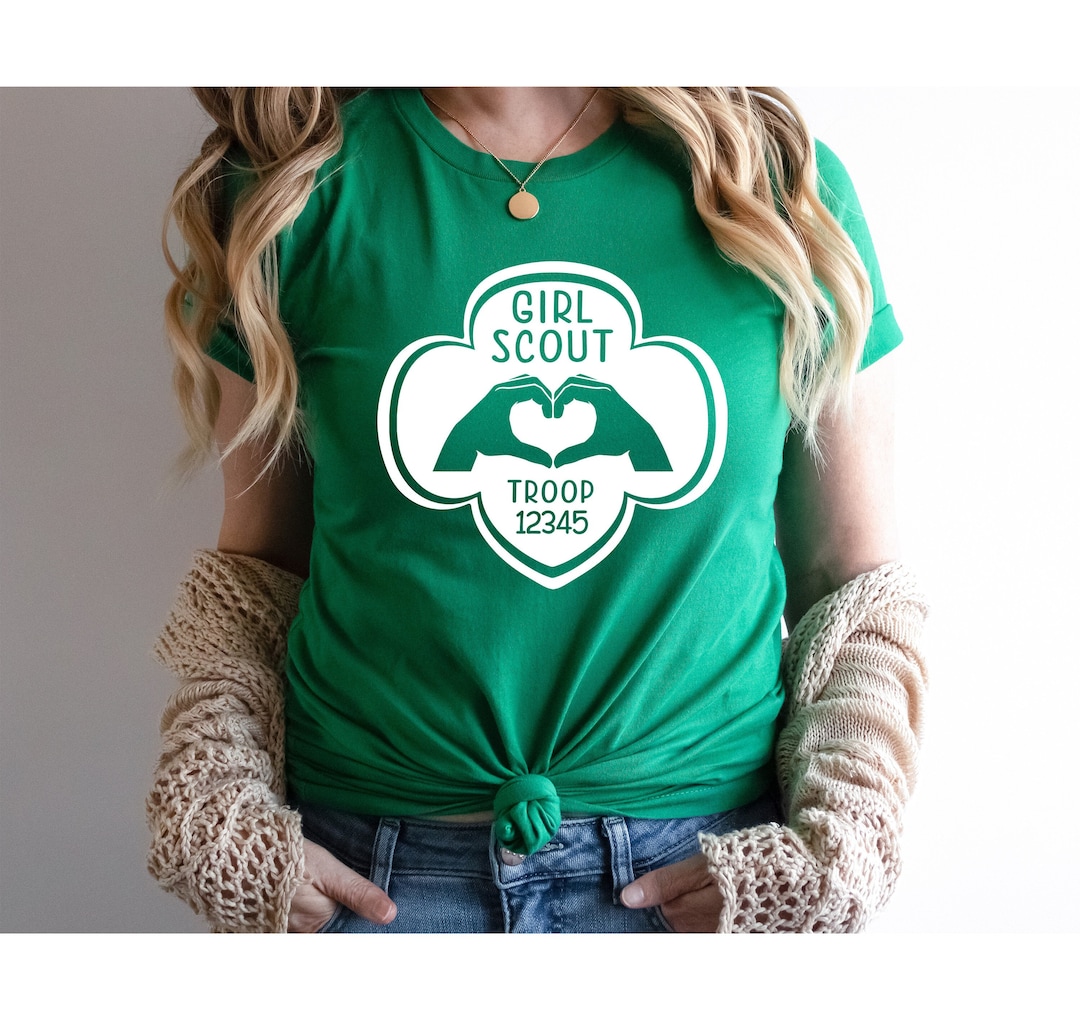 Custom Girl Scout Shirt,scout Troop Number Shirt, Custom Scout Leader ...