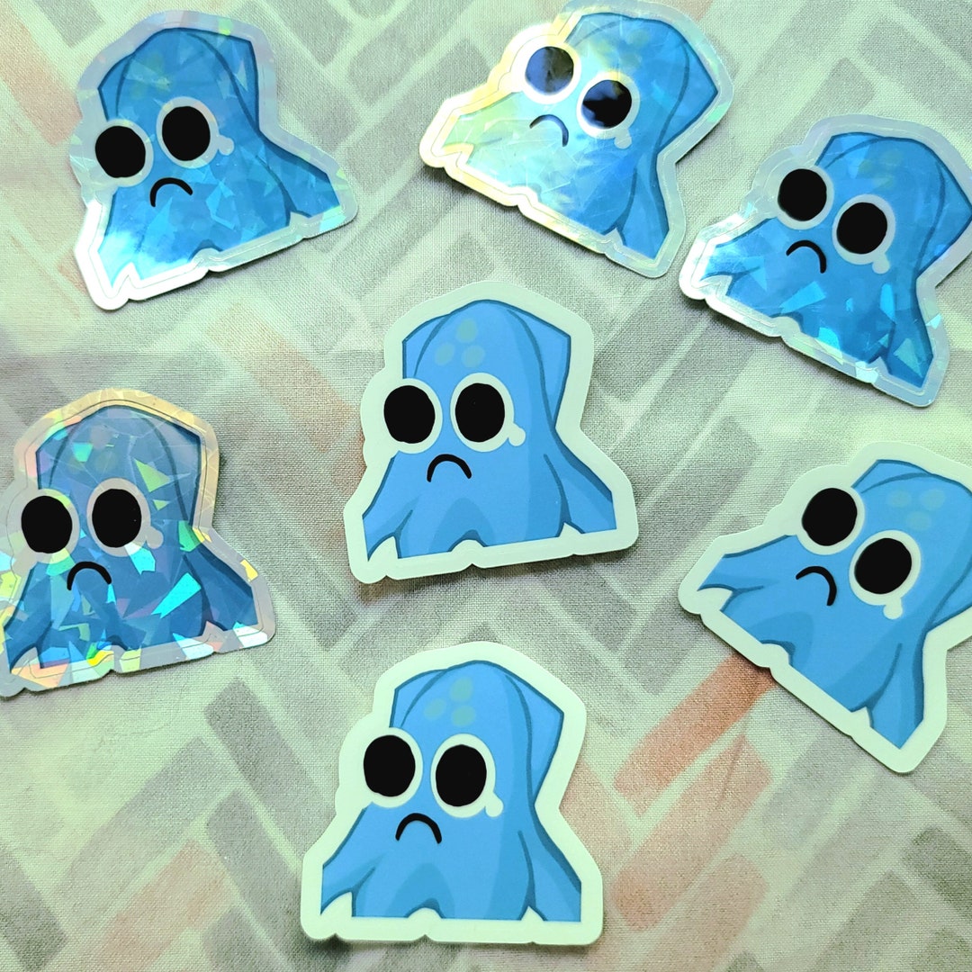 Squid Sad Emote Sticker, Savallsad Emoji - Etsy