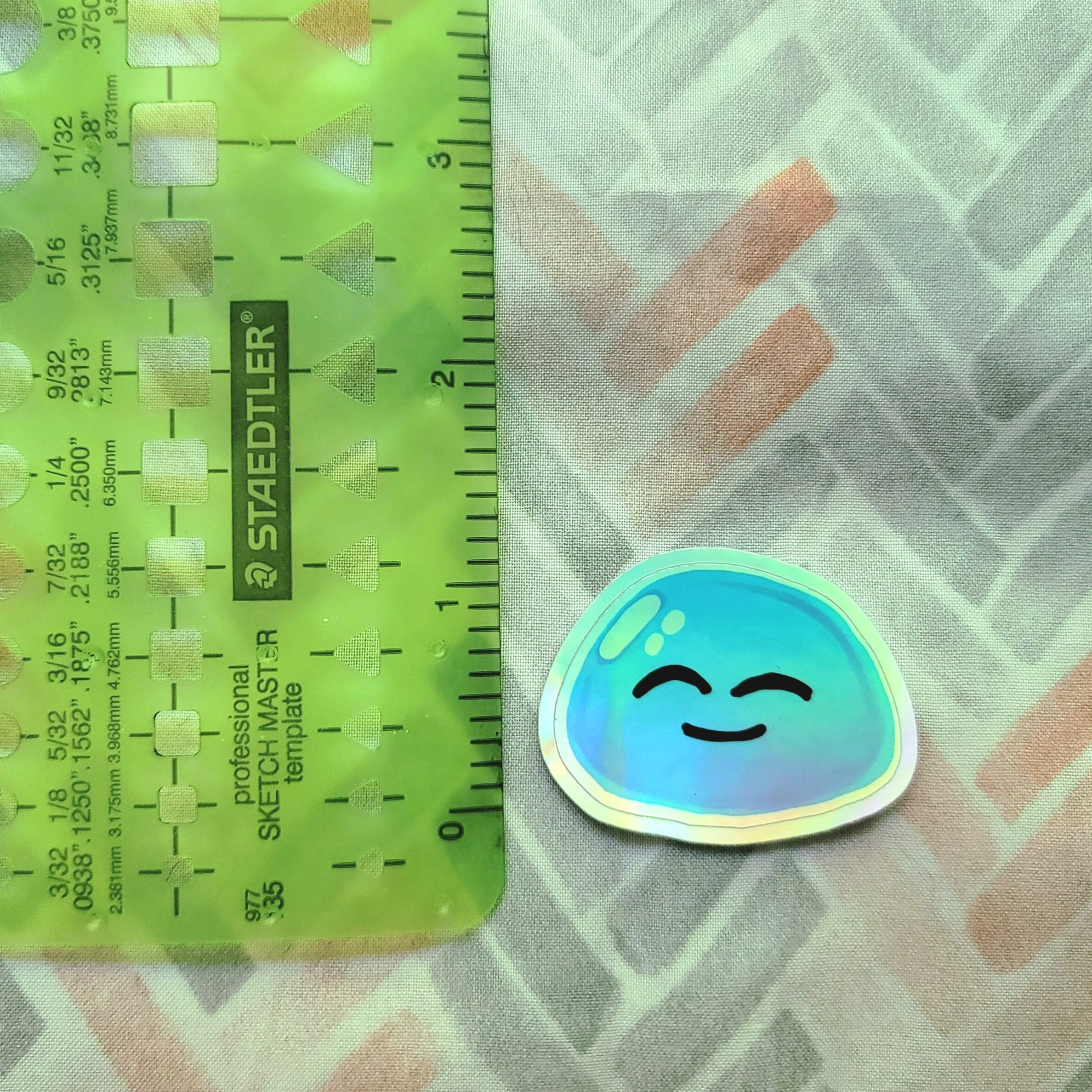 Blue Cozy Slime Emote Sticker, Savallcozy - Etsy