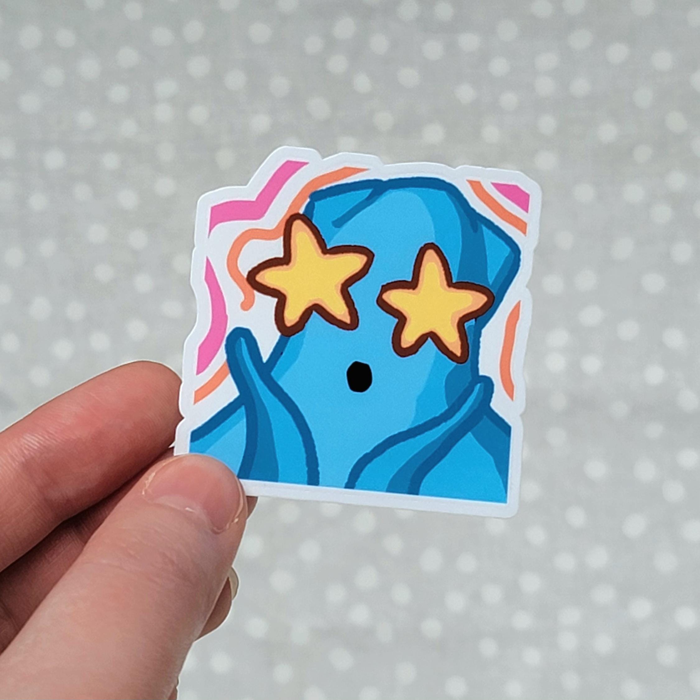 Savallwow Squid Emote Sticker, Wow Amazed - Etsy