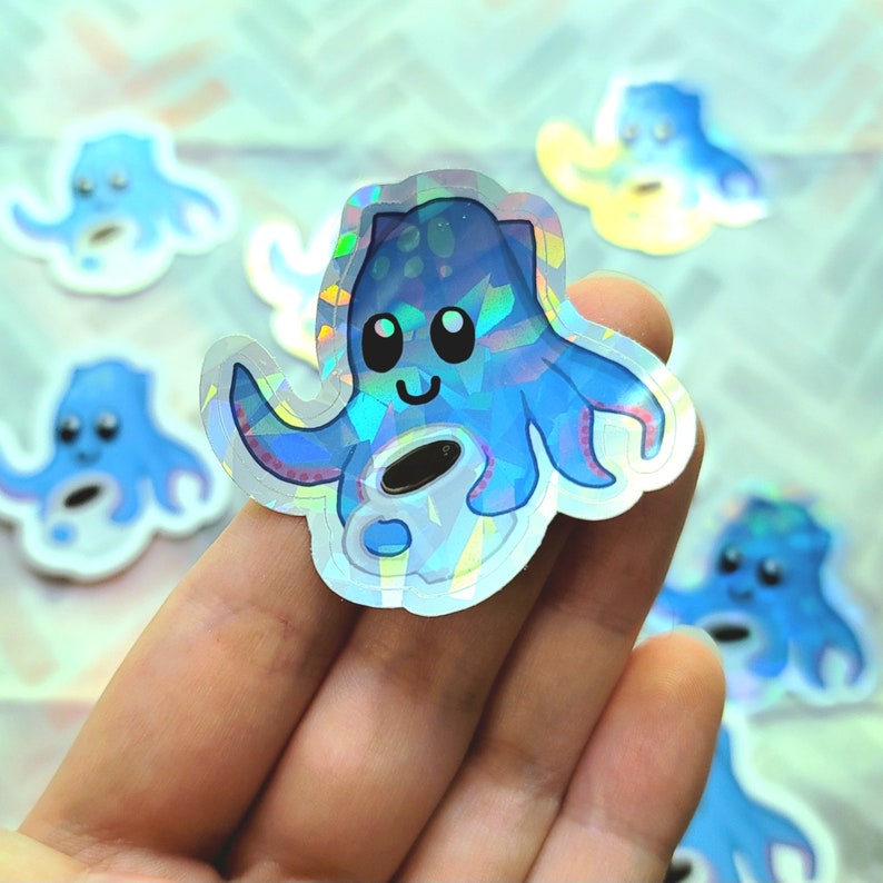 Squid Waving Sips Emote Sticker, Savallsips Emote - Etsy