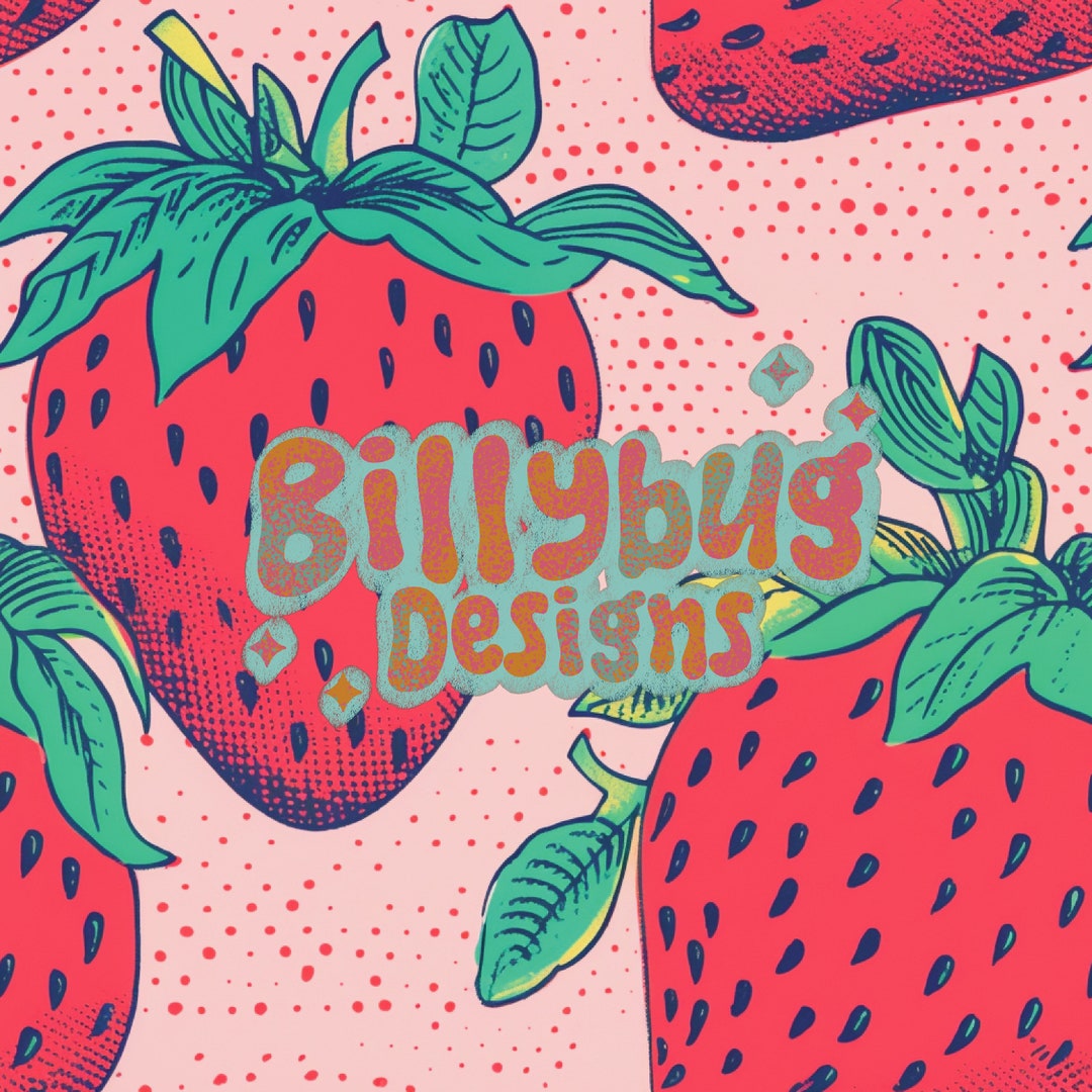 Strawberry Seamless Pattern - Fruit Repeating File for Fabric ...