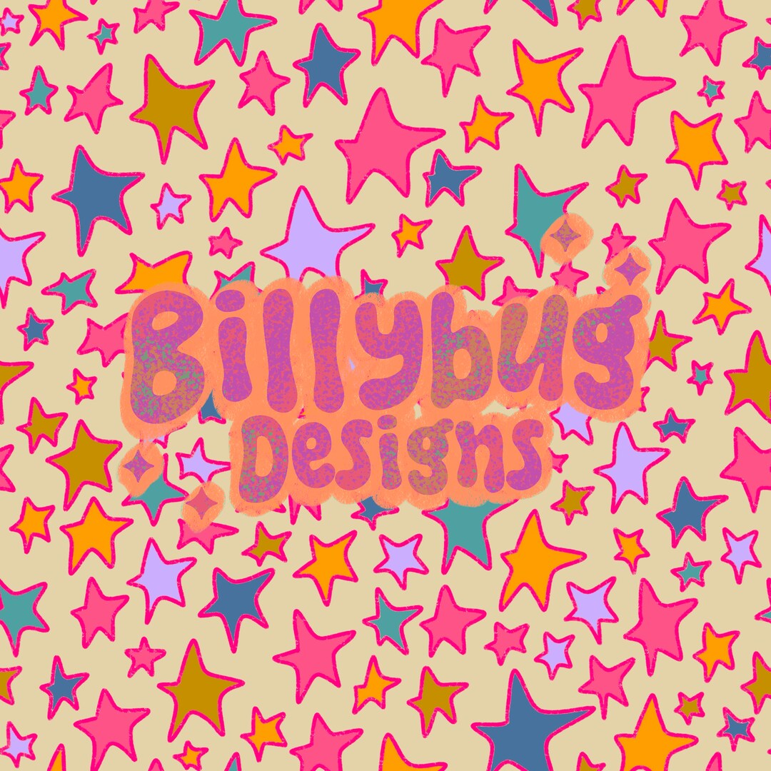 Funky Stars Seamless Pattern - Space Repeating File for Fabric ...