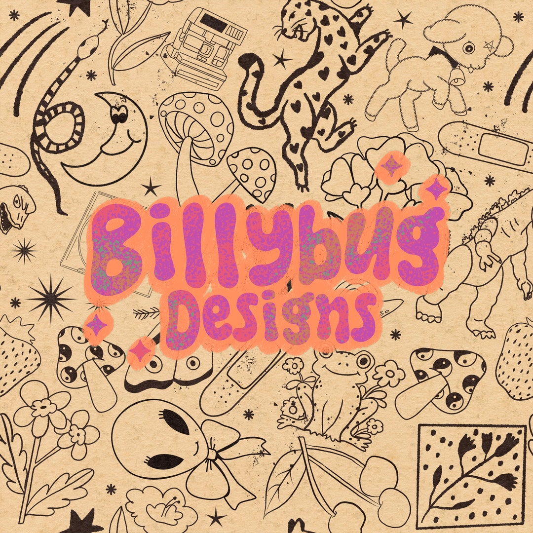 Funky Doodle Seamless Pattern - Color Me Repeating File for Fabric ...