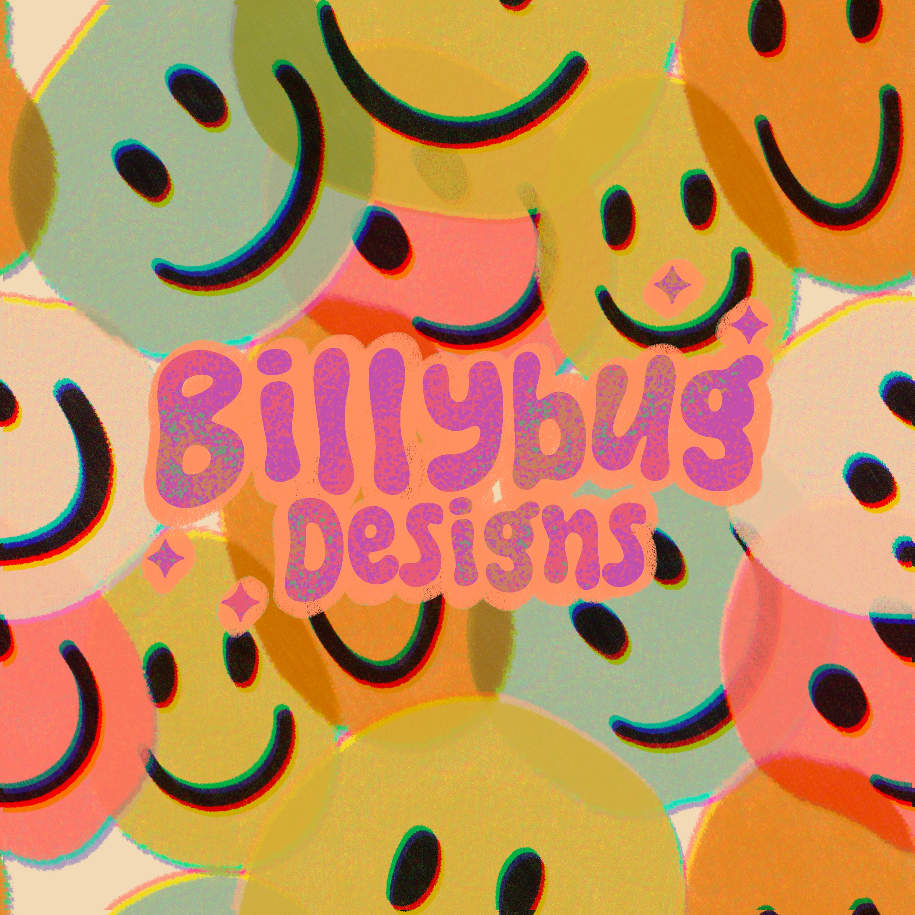 Glitchy Smiley Face Seamless Pattern, Retro Groovy Repeating File for ...