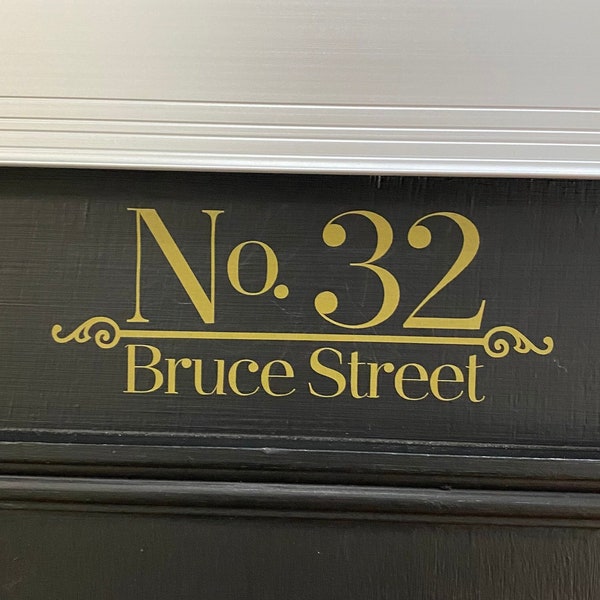 Vinyl House Numbers - Etsy