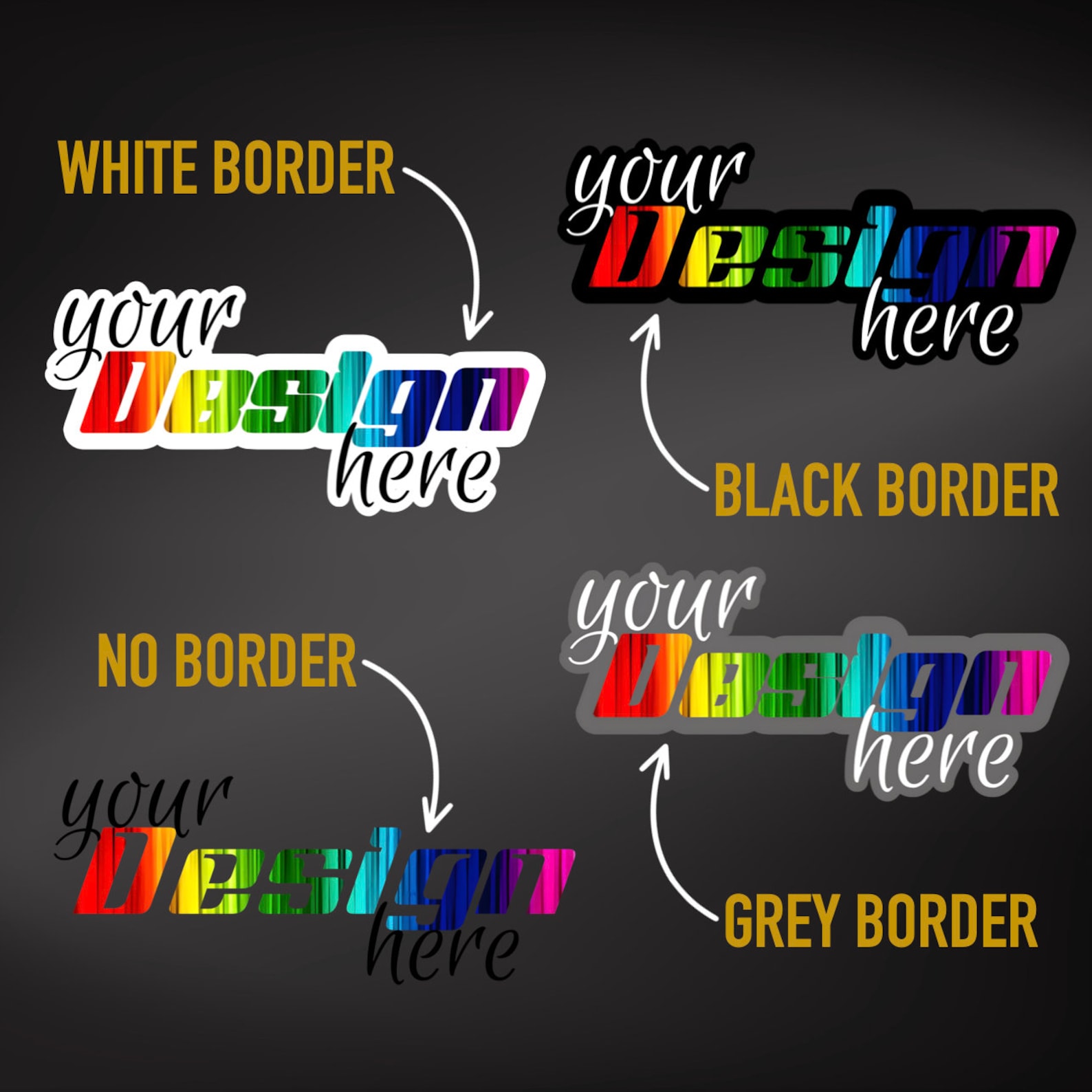 50 Die Cut Stickers Custom Cut to Shape Vinyl Labels Bulk - Etsy