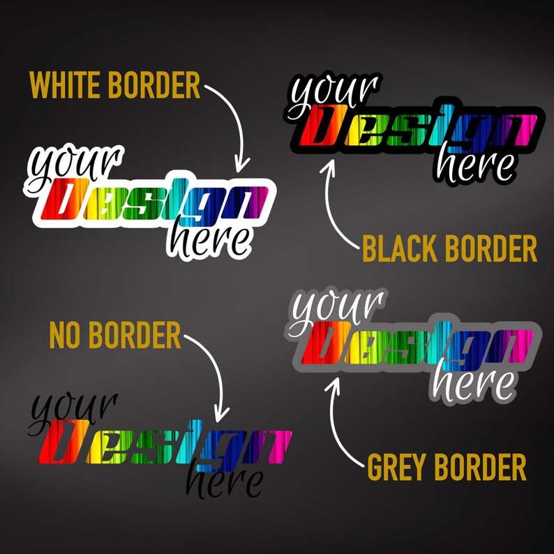 50 Die Cut Stickers Custom Cut to Shape Vinyl Labels Bulk - Etsy