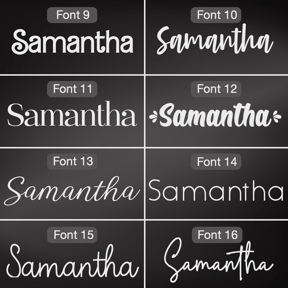 Vinyl Name Labels - Personalised Water Bottle Stickers - Custom Wedding ...