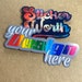50 Die Cut Stickers, Custom Cut to Shape Vinyl Labels, Bulk Waterproof ...