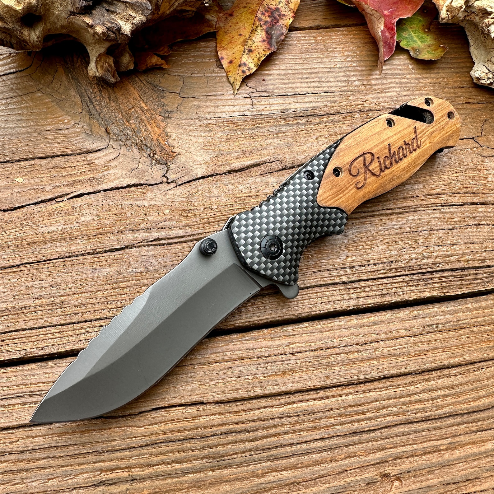 Engraved Pocket Knife Personalized Folding Knife, Gift for Men, Folding ...