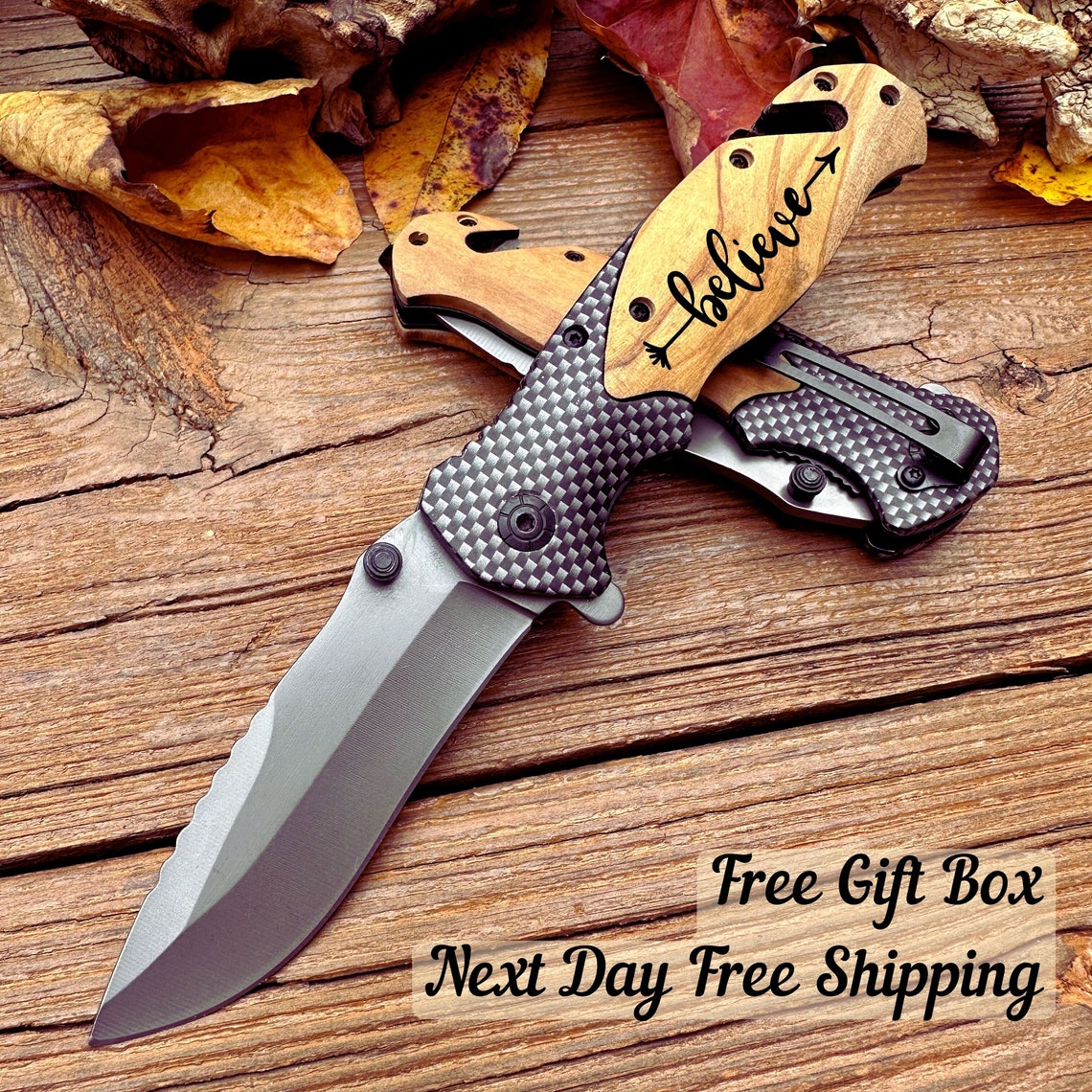 Engraved Pocket Knife Personalized Folding Knife Gift for - Etsy