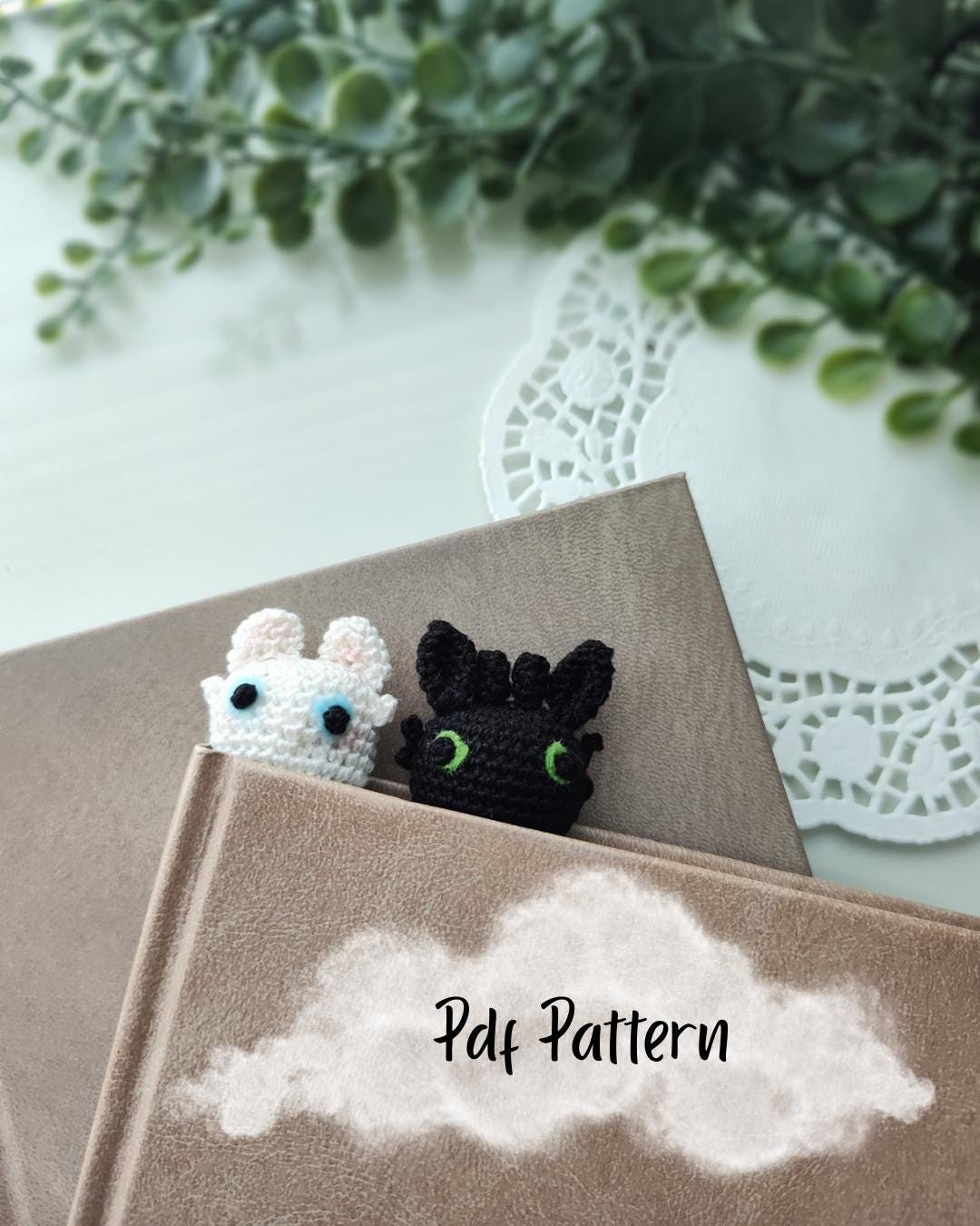 Crochet Dragon Bookmark Pattern | Crochet Fury Bookmark Pattern ...