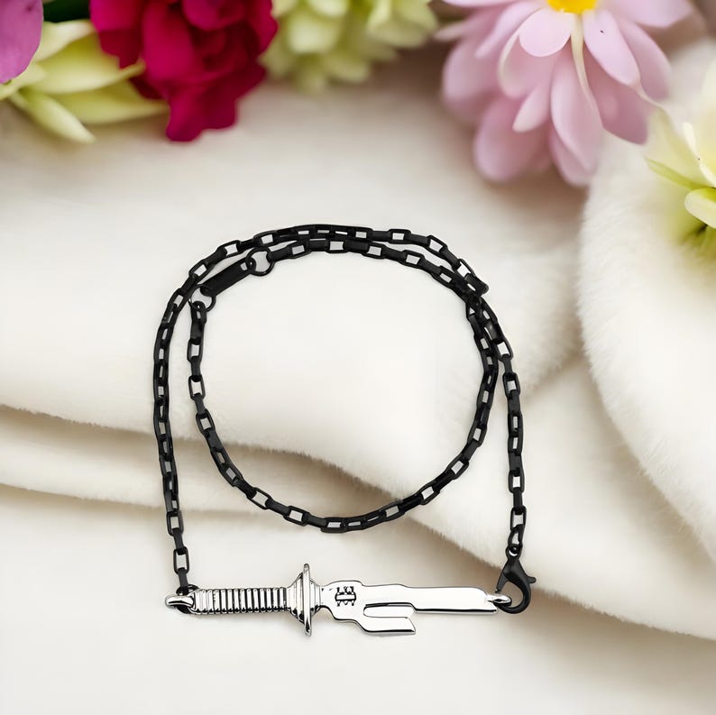Sword Necklace Inspired by Togi, JJK Necklace and Bracelet, Jewelry for ...