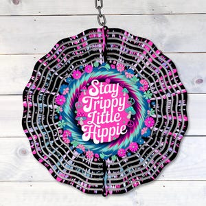 Hippie Wind Spinner PNG: Stay Trippy Design (digital Download) - Etsy