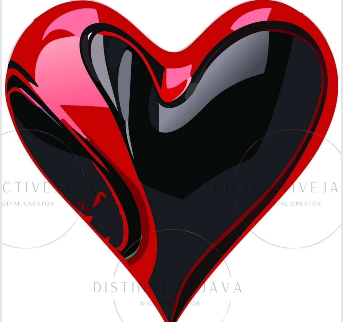 Valentine's Day Heart SVG & 3D PNG Love-themed Designs for Cricut ...