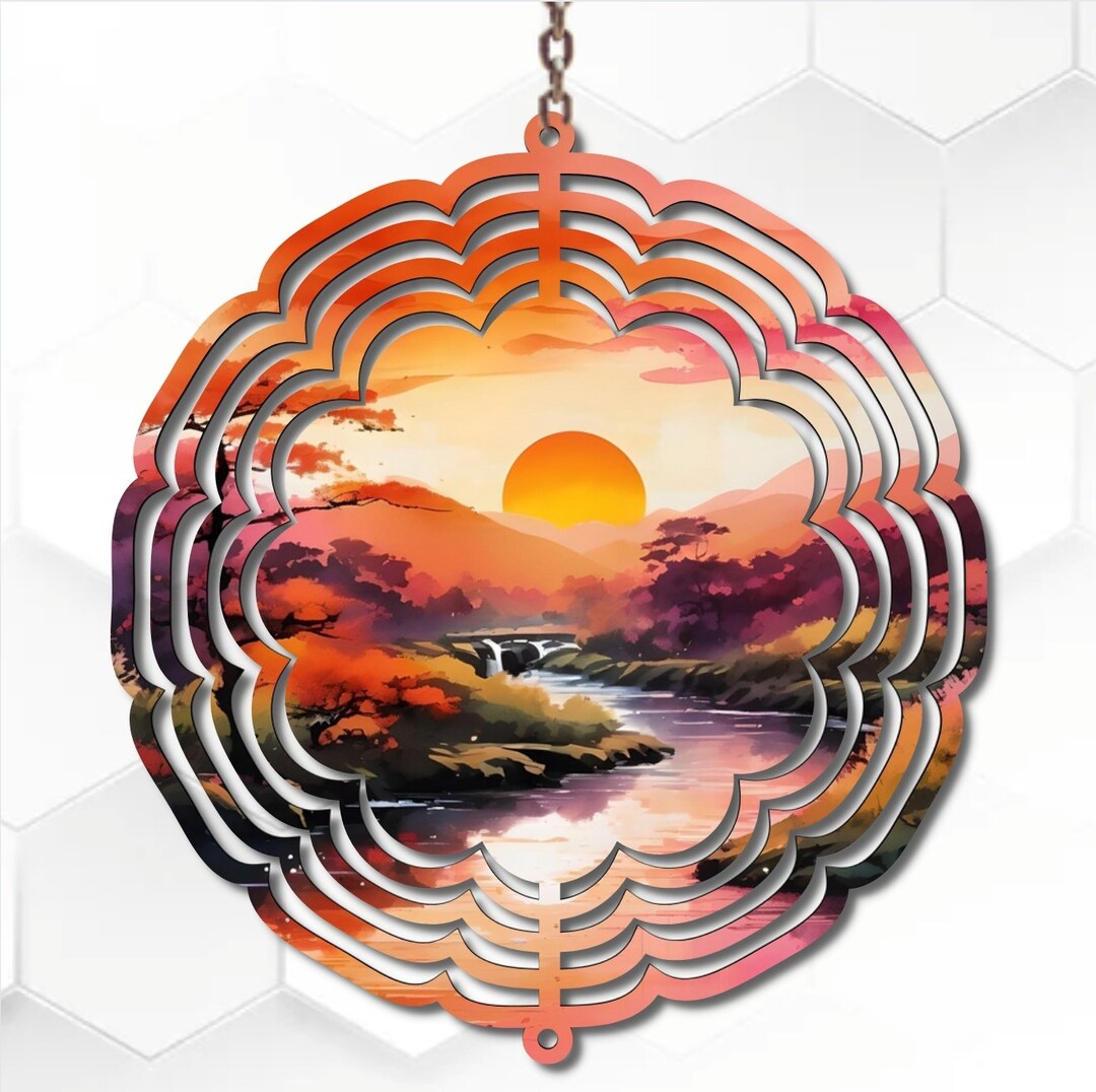 Wind Spinner PNG Zen Elegance: Mesmerizing Japanese Ink Art PNG for ...