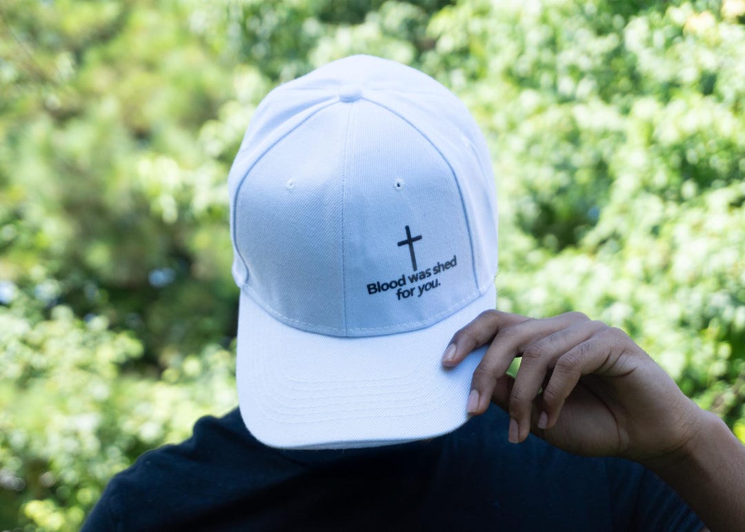 Christian Baseball Cap | "blood Was Shed for You" Gospel Hat - Etsy