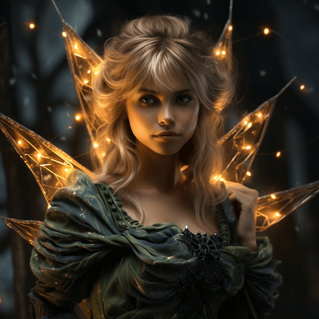 Lit Fairy Digital Art, Avatar, AI Generated Art, Stock Photo Halloween ...