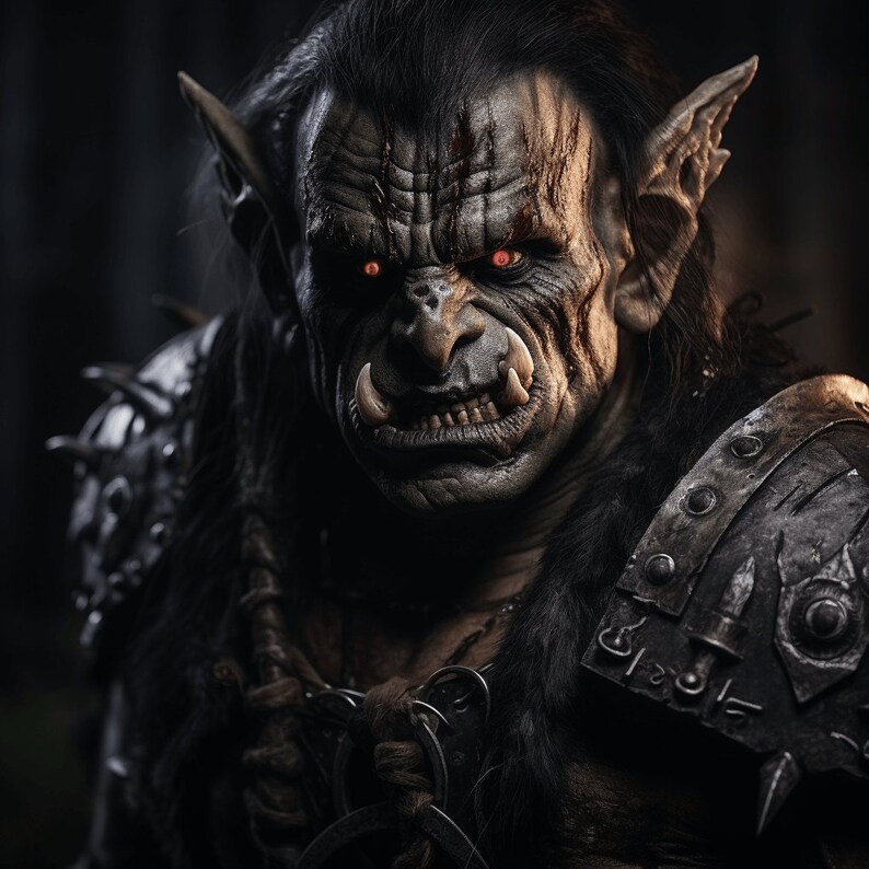 Orc Digital Art, Avatar, AI Generated Art, Stock Photo - Etsy