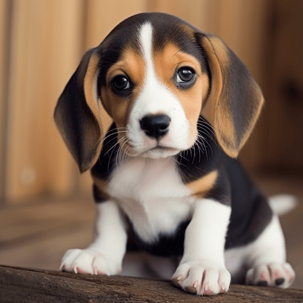 Beagle Puppy Back Yard - Digital Art, Avatar, AI Generated Art, Stock ...