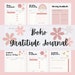Pink Boho Gratitude Journal Printable - Etsy
