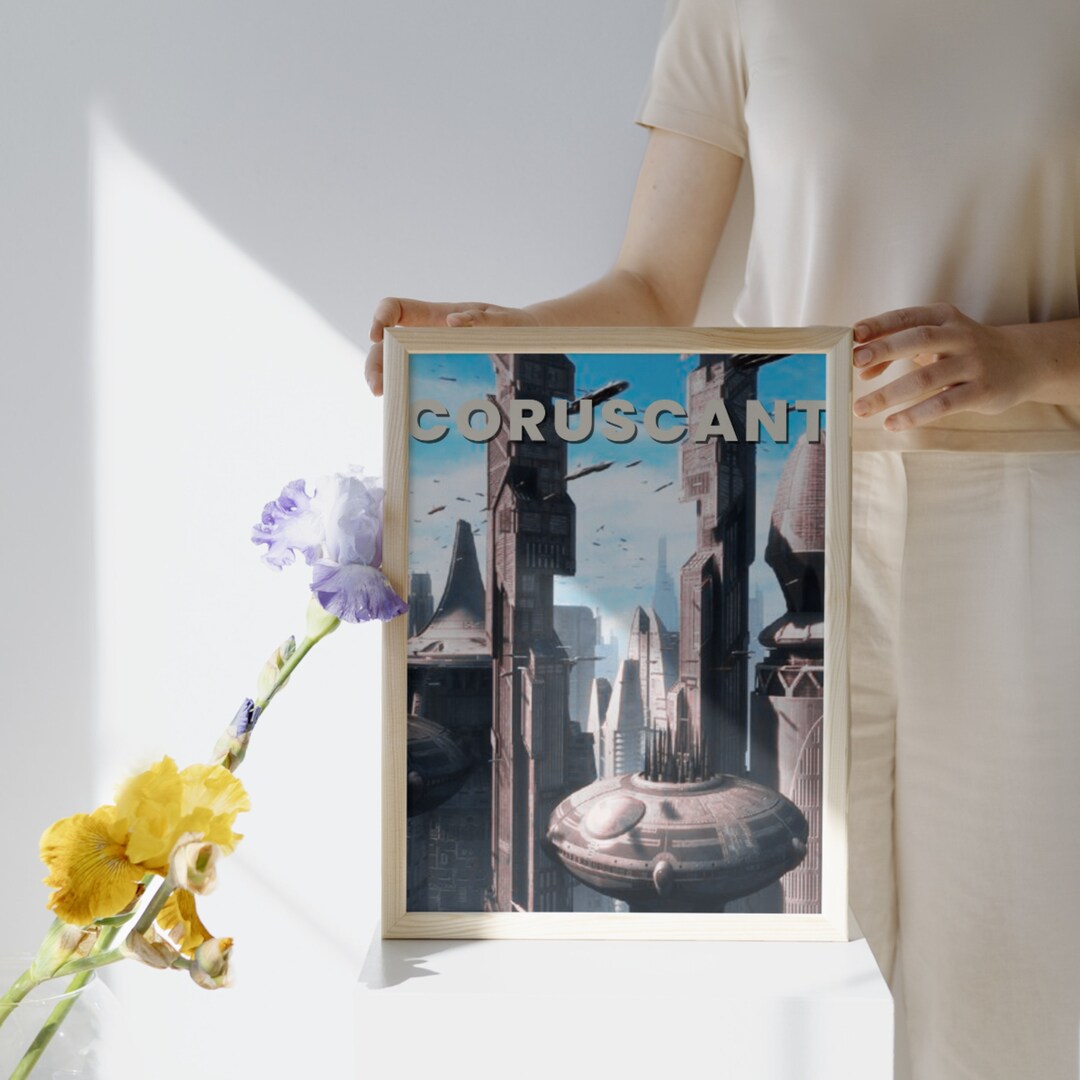 Star Wars Destination Coruscant Digital Download Poster - Etsy
