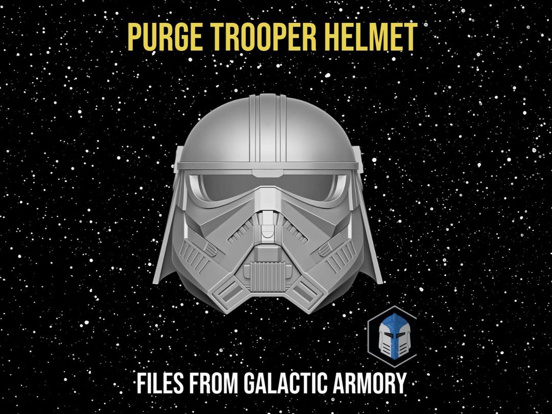 Purge Trooper Helmet DIY 3D Printed Kit - Etsy