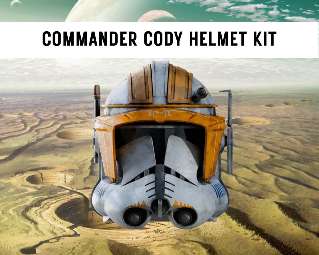 Commander Cody (phase 2) Helmet 3D Print DIY Kit - Etsy