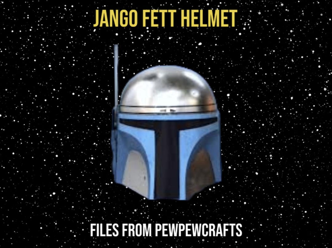 Jango Fett 3D Print DIY Kit - Etsy