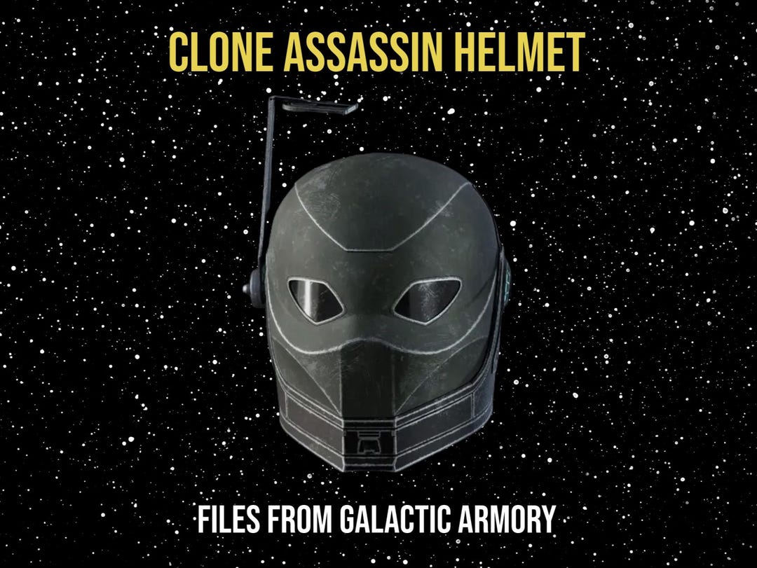 Clone Assassin Trooper Helmet DIY 3D Print Kit - Etsy
