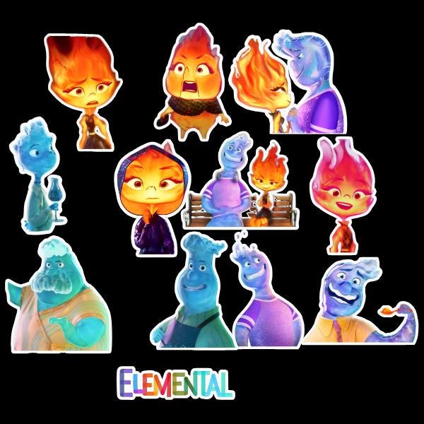 Elemental Sticker Bundle - Etsy