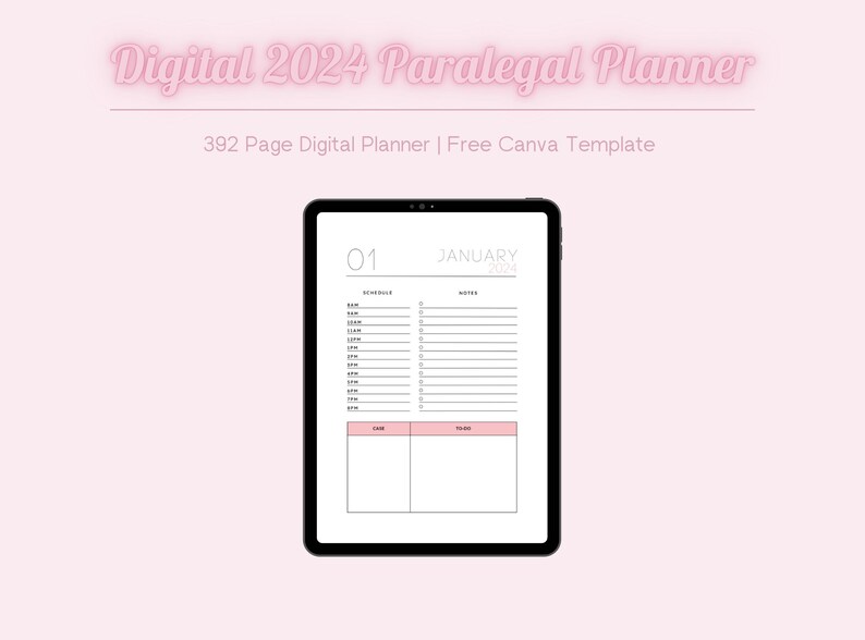 Paralegal Planner 2024 Digital Planner for Paralegals Gifts for ...