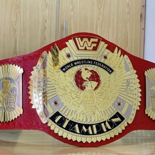 Wwe Red Belt - Etsy
