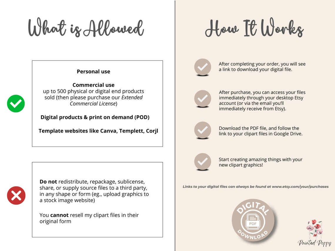 Terracotta Doodles Boho Clipart Doodle Clipart Boho Watercolor Clipart ...