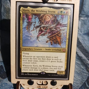 MTG Commander Caddy Life Counter, Command Zone Holder, Commander Damage ...