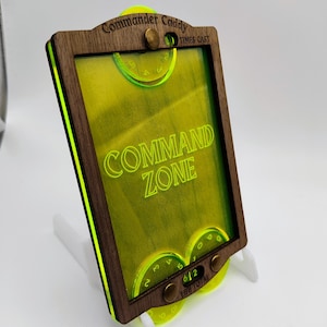 MTG Commander Caddy Life Counter, Command Zone Holder, Damage Tracker ...
