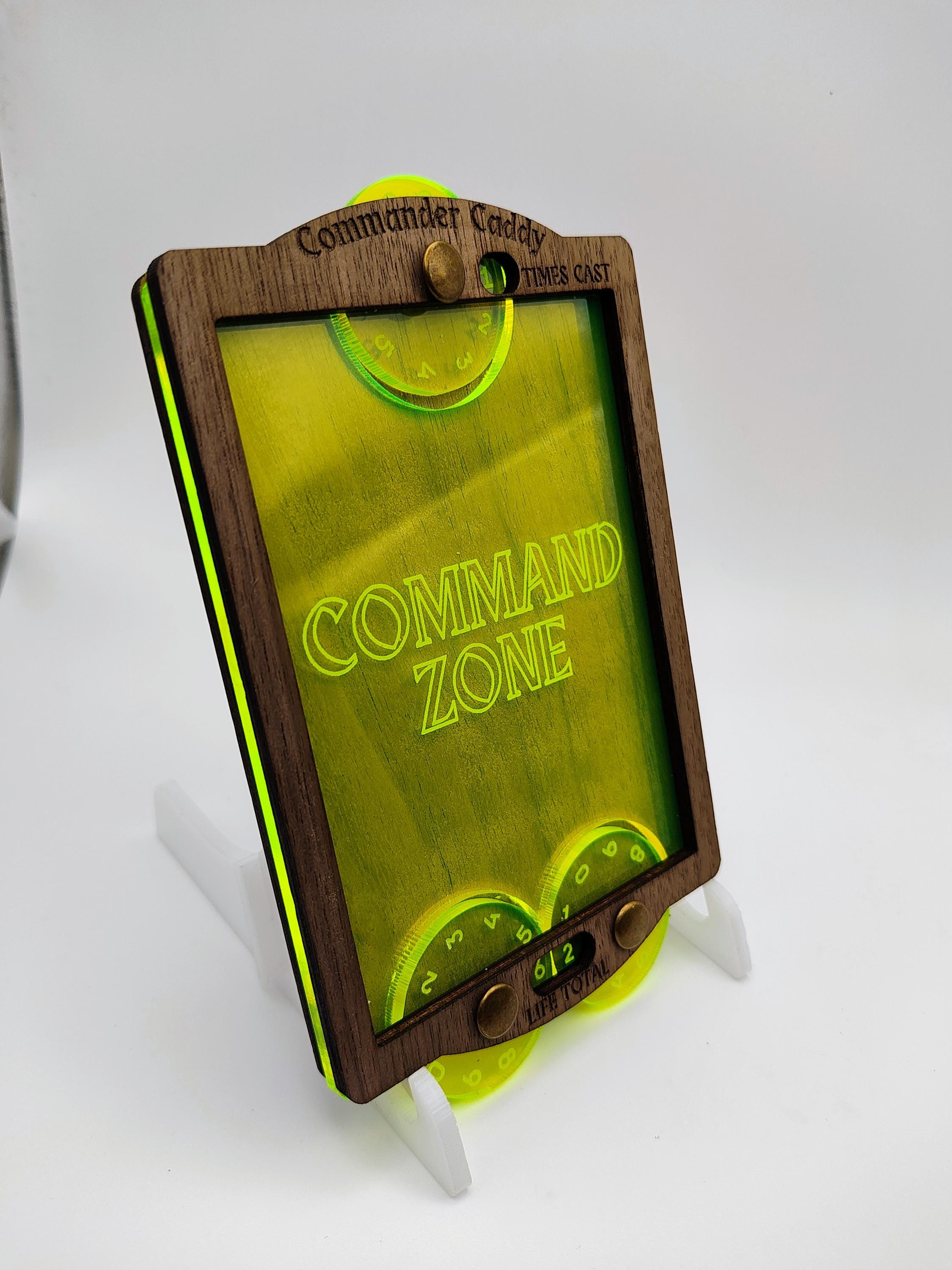 MTG Commander Caddy Life Counter, Command Zone Holder, Damage Tracker ...