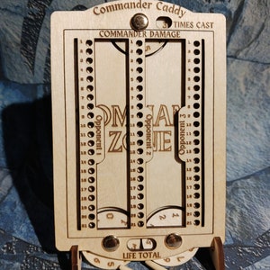 MTG Commander Caddy Life Counter, Command Zone Holder, Commander Damage ...