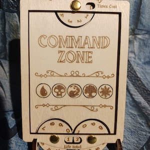 MTG Commander Caddy Life Counter, Command Zone Holder, Commander Damage ...