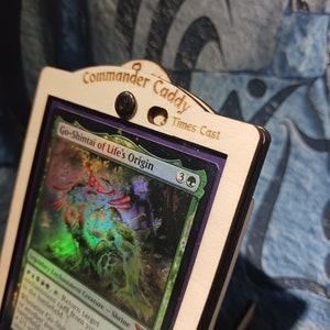 MTG Commander Caddy Life Counter, Command Zone Holder, Commander Damage ...