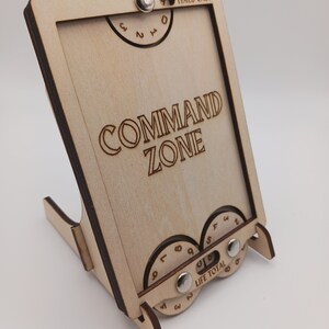 MTG Commander Caddy Life Counter, Command Zone Holder, Damage Tracker ...
