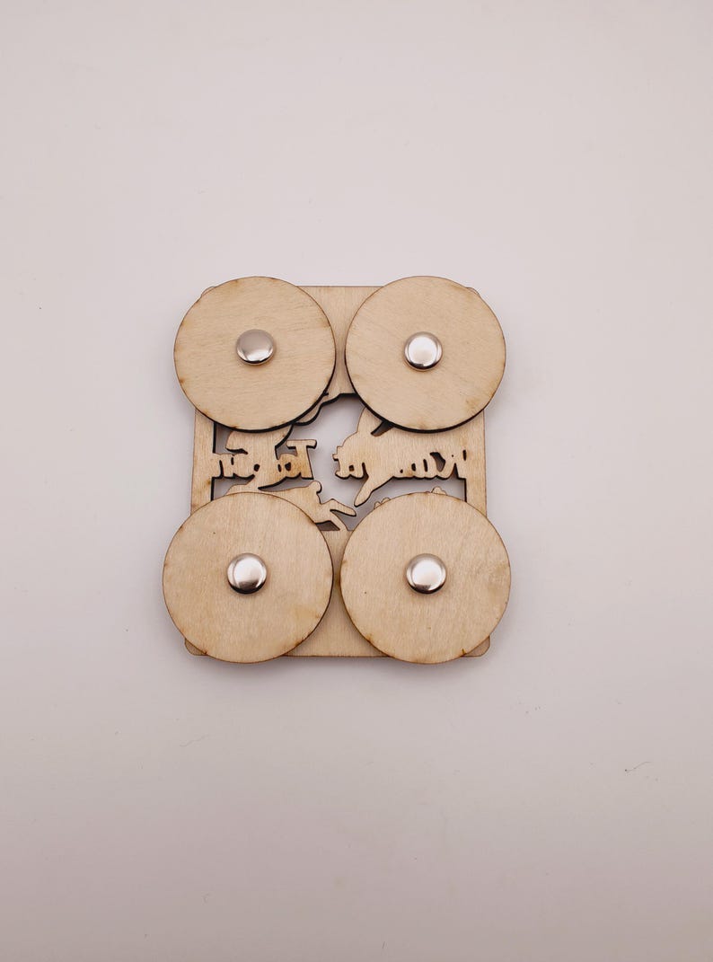 Dual 0-99 MTG Rabbit Token Counter/wood Proxy, Counts Tapped and Un ...
