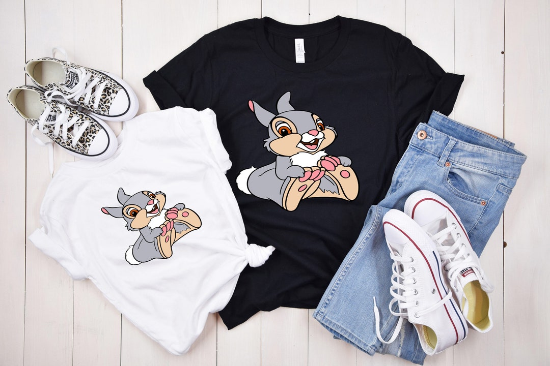 Disney Bambi Thumper Vintage Floral Portrait Shirt, Magic Kingdom ...