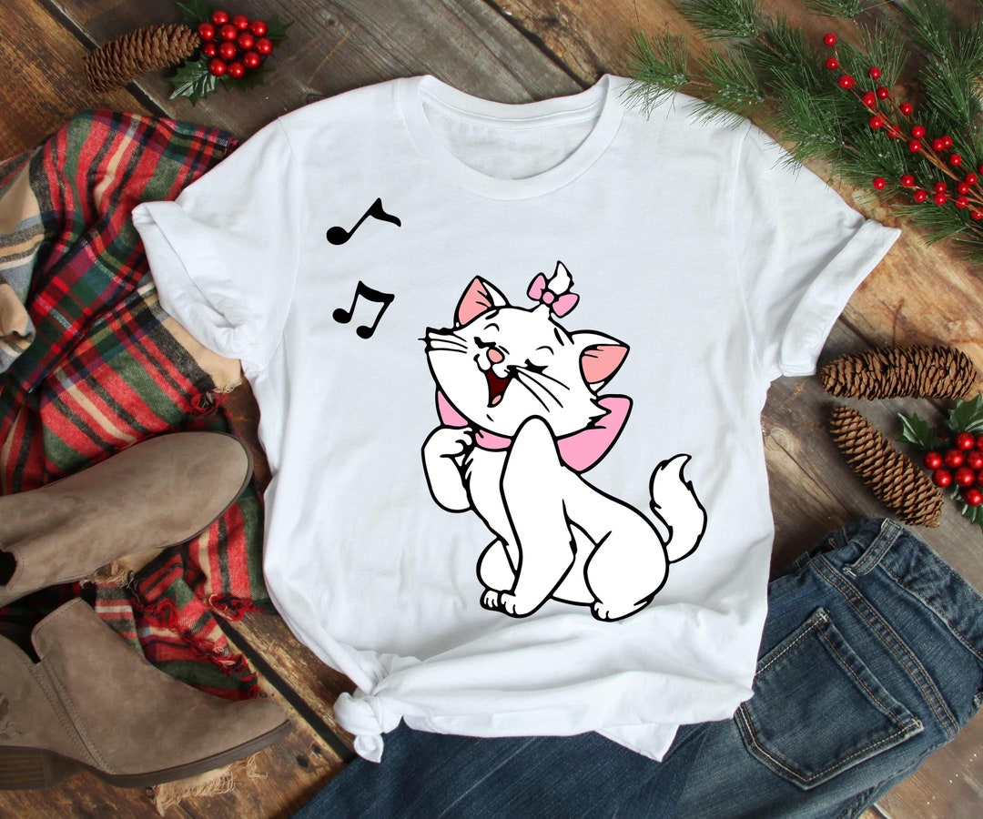 Cute Disney the Aristocats Marie T-shirt, Magic Kingdom Disneyland Trip ...