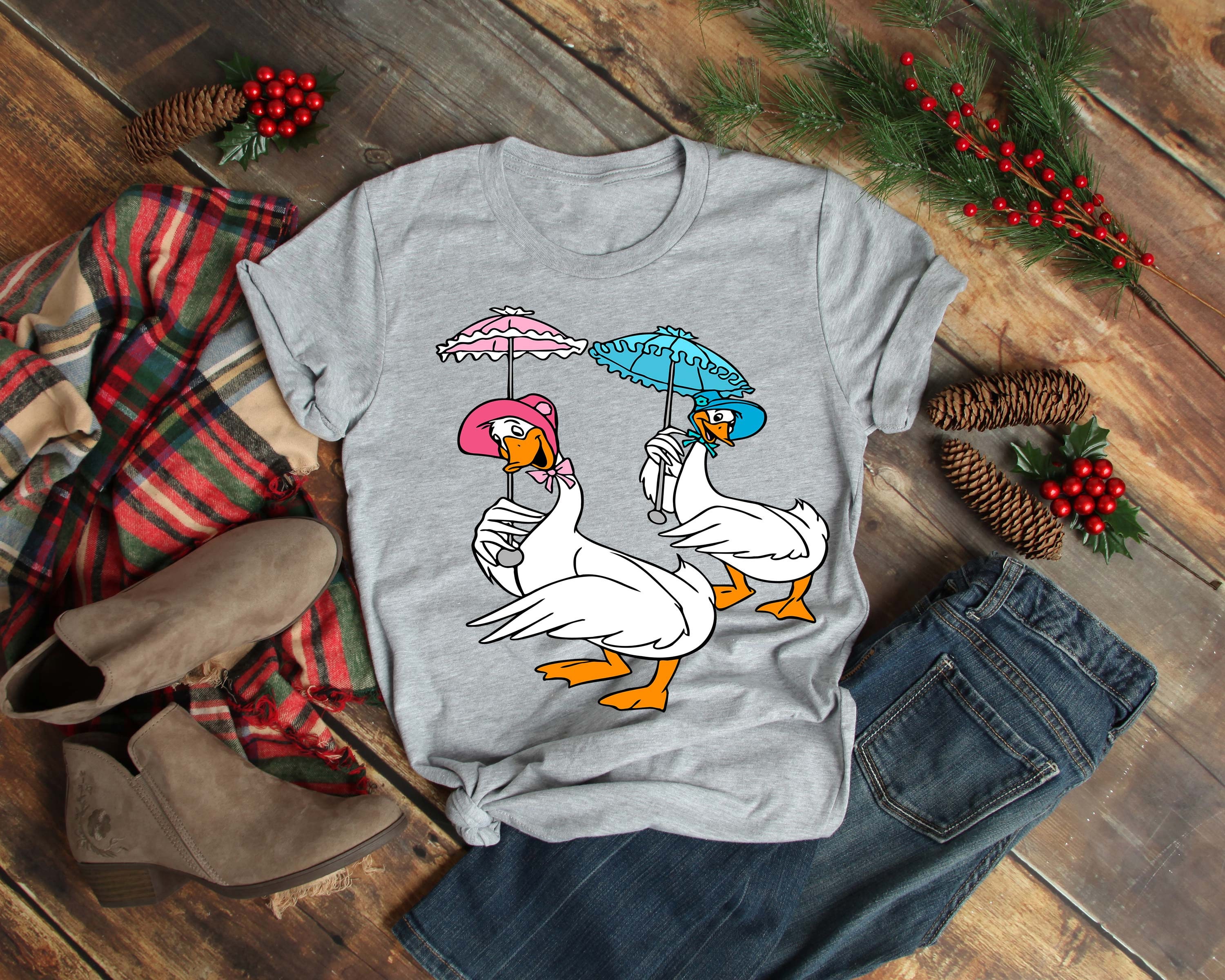 Disney the Aristocats Group Geese Characters Shirt, Aristocats Group ...